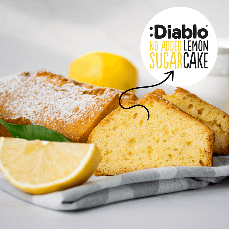 Diablo No Added Sugar Lemon Cake 200g.