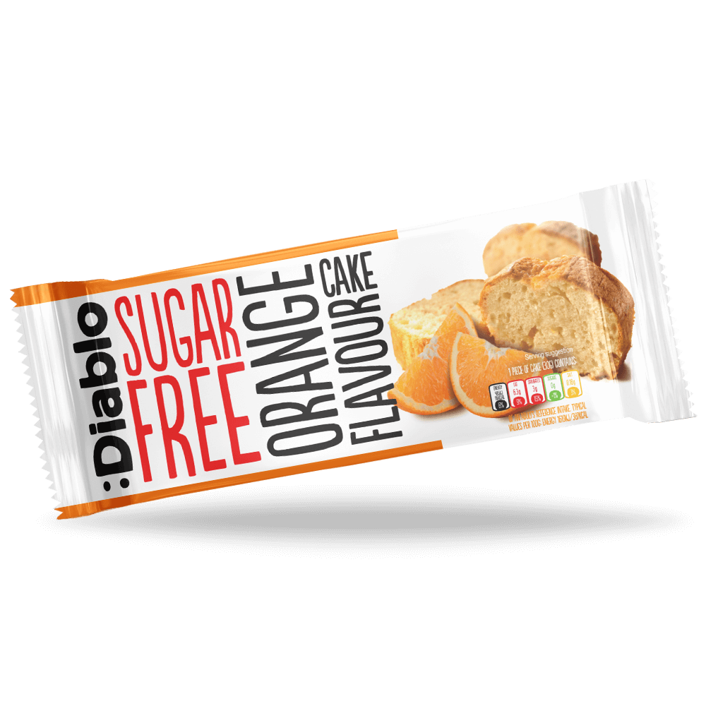 Diablo Sugar Free Orange Flavor Cake 200g.