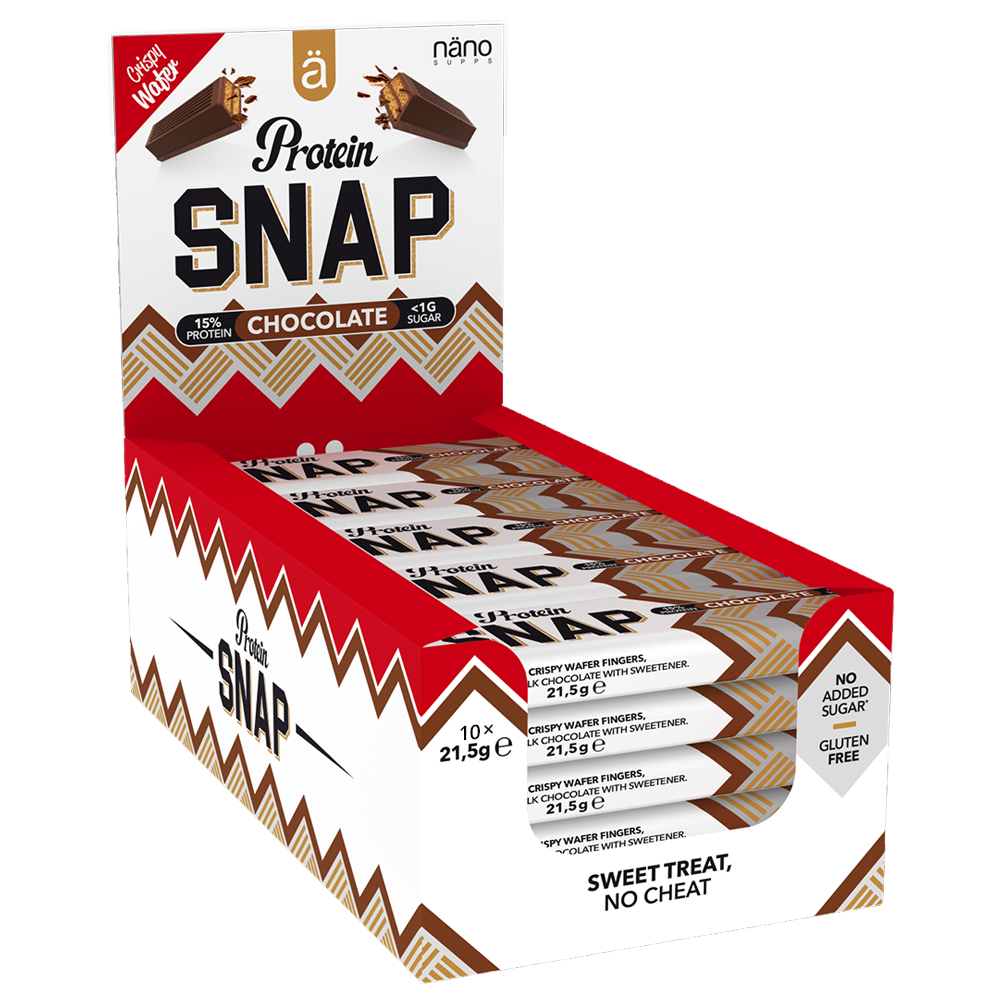 Protein Snap Chocolate 10x21,5g. från Näno Supps