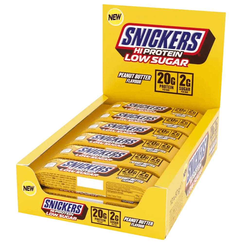Snickers Hi-Protein Peanut Butter Bar Low Sugar 10x57g.